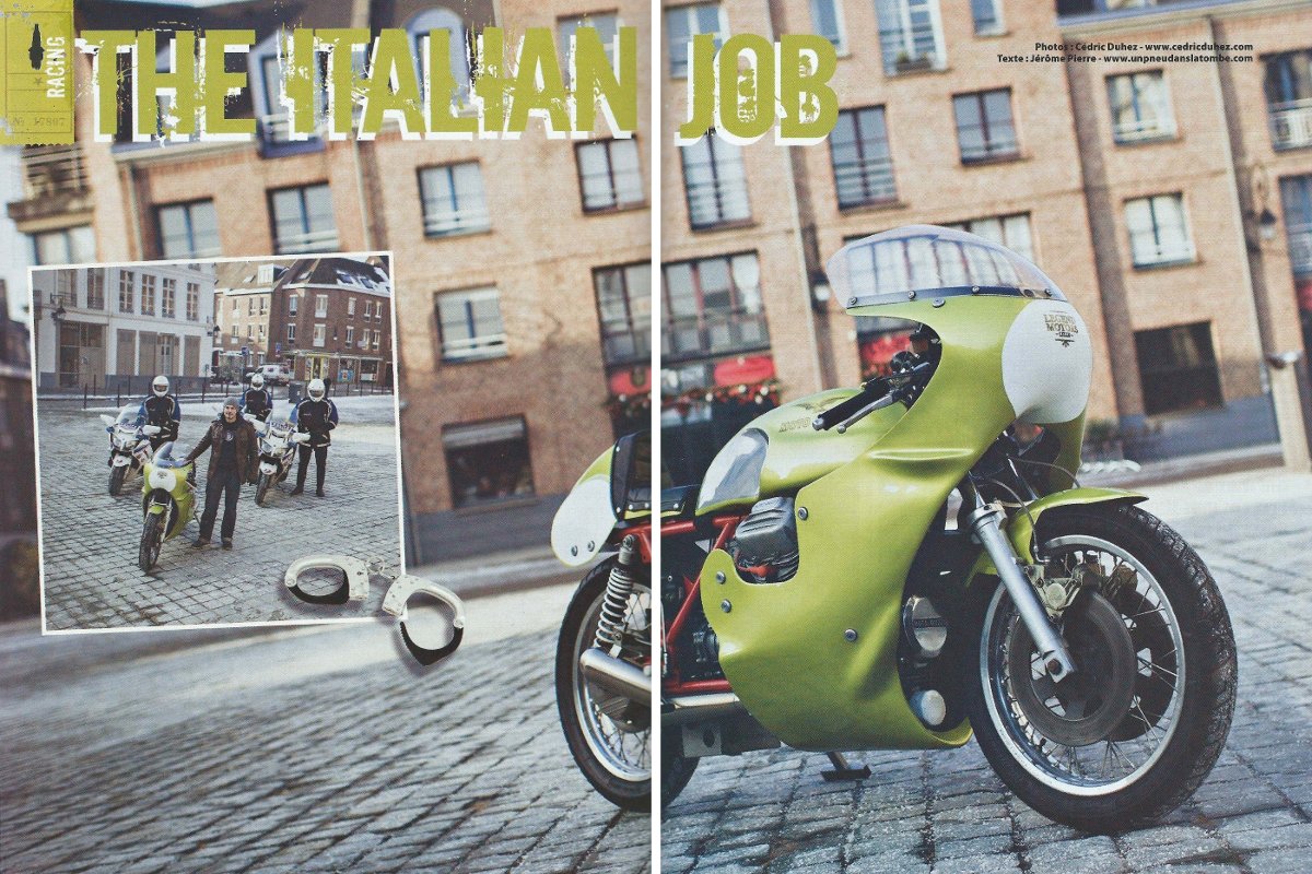 Notre Moto Guzzi V7 dans RAD Motorcycles Magazine ! | LEGENDLILLE.COM